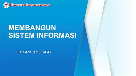 Membangun Sistem Informasi Sim Ppt