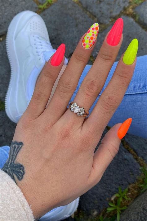15 Fun Neon Nail Designs Youll Be Obsessed With This Summer