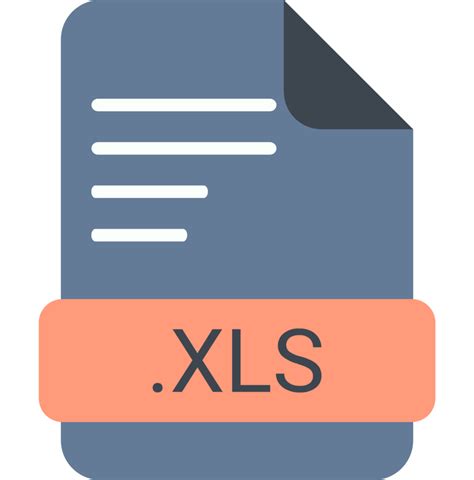 Xls File Extension Icon With Symbol 57326278 Png