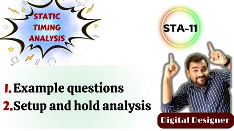 Static Timing Analysis Example Question Sta 11