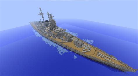 Battleship DKM Tirpitz Minecraft Map