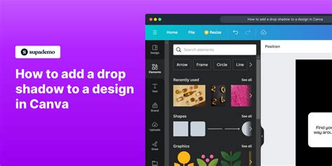 How To Add A Drop Shadow To A Design In Canva How To Add A Drop Shadow To A Design In Canva