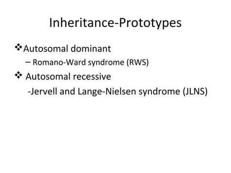 Congenital Long Qt Syndrome Ppt