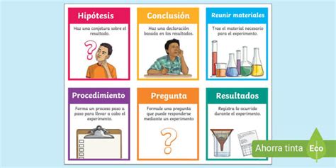 Tarjetas Pasos Del Método Científico Twinkl Perú
