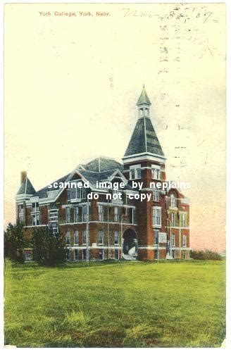 Nebraska York York College 1907