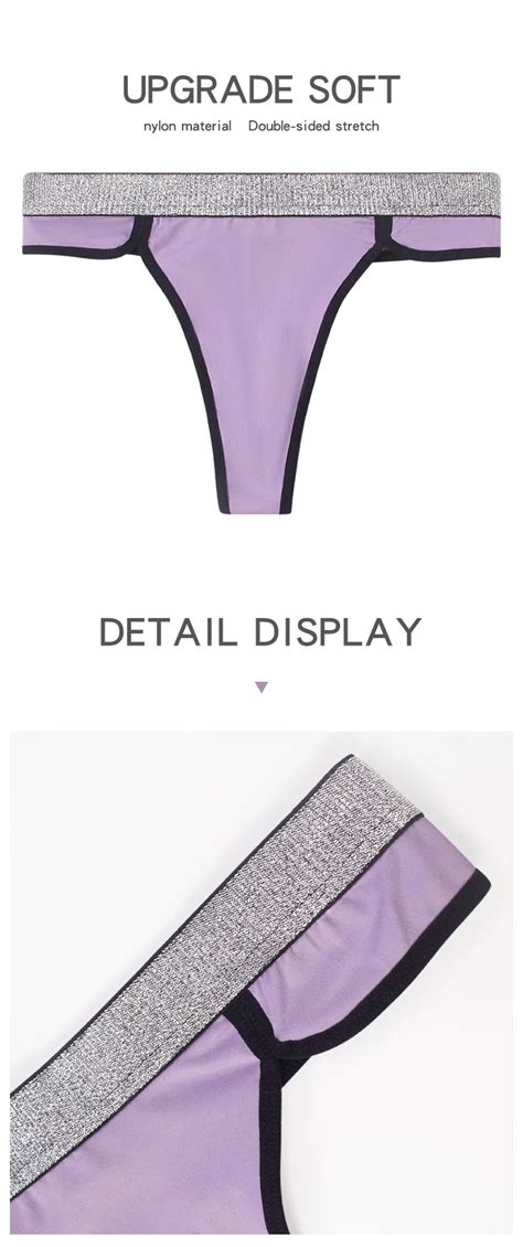 Custom Women Hot Sexy Breathable Thong Pants Ladies Low Rise