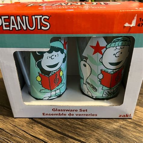 Peanuts Kitchen Peanuts Glassware Set Poshmark