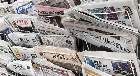 Les Journaux Britanniques Et Am Ricains Lire Pour Progresser En