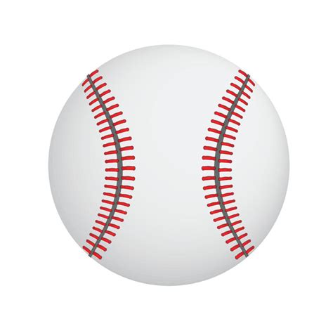 Vector Illustration Of Baseball Leather Ball 13918381 Vector Art At