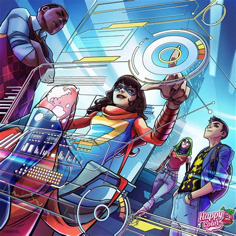 Ms Marvel Computer Genius By Spider1m On Deviantart