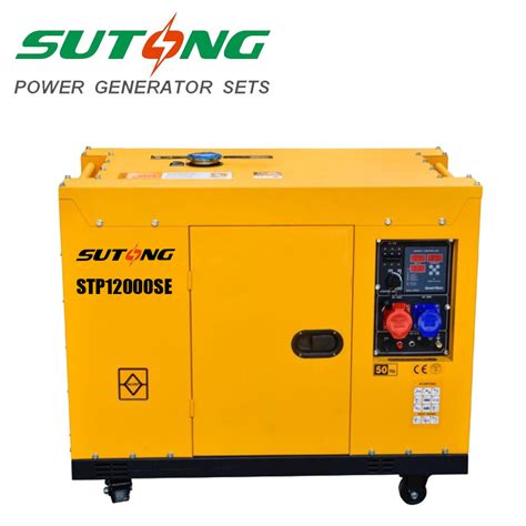 15kva 12v Portable Silent Diesel Generator Air Cooled Deutz Engine