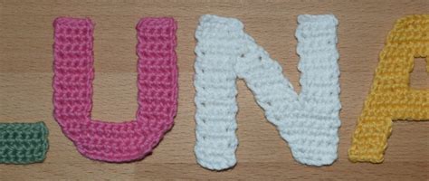 Crochet Pattern For Alphabetic Characters Letters From A To Z