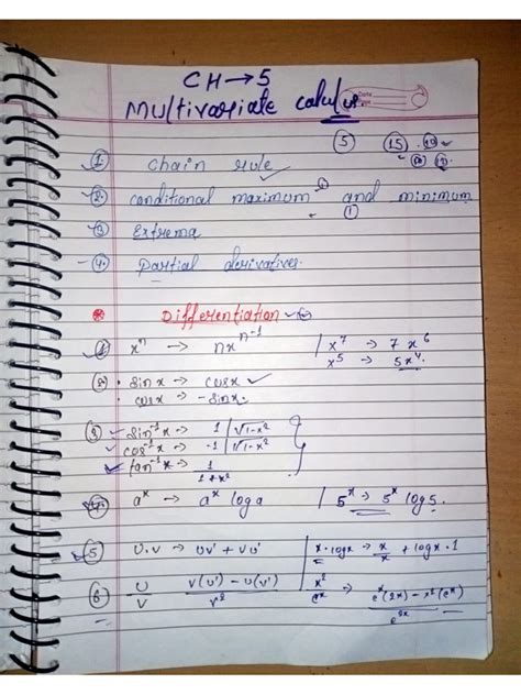 Ch 5 Multivariate Calculus Pdf