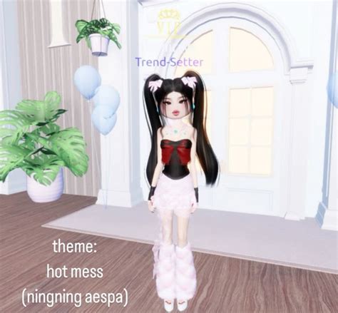 Dress To Impress Theme Hot Mess Ningning Aespa In 2024 Dress To