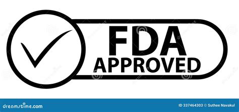 Fda Approved Icon Fda Approved Label Sign Fda Approved Food And Drug Administration Stamp