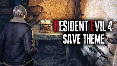 Resident Evil 4 Remake Save Room Theme Music YouTube Music