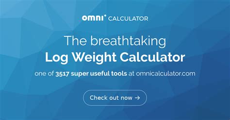 Log Weight Calculator Wood Weight Calculator