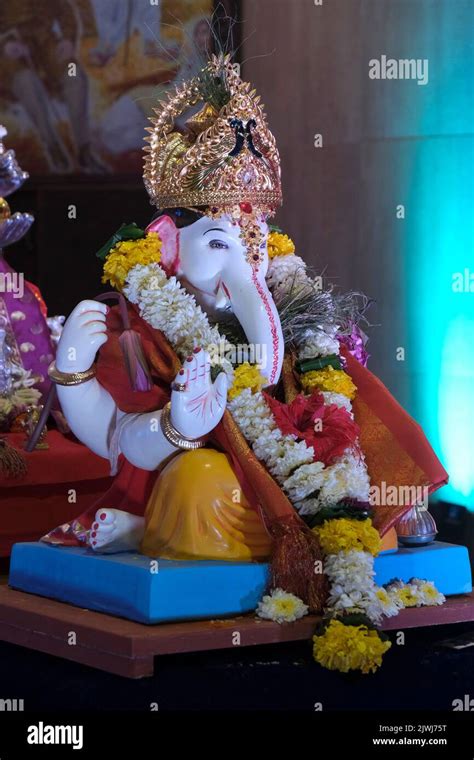 02 September 2022 Pune Maharashtra Indien Kesari Wada Ganpati Ist