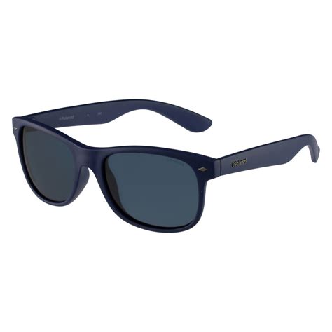 Polaroid Blue Rectangular Mens Sunglasses Pld 1015s 0x03c3 53