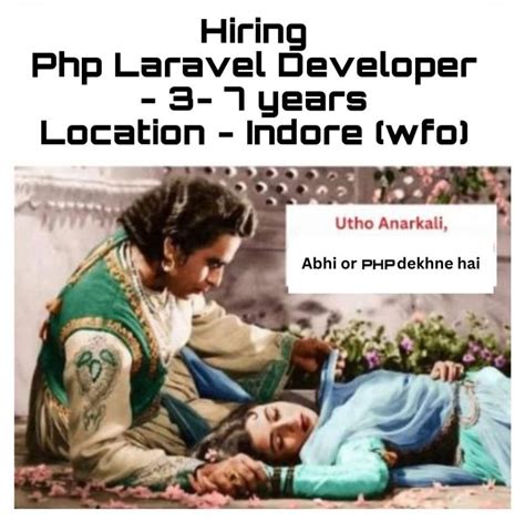 Hiring Hiring Meme Ithiring Phplaravel Developerhiring Shreya Verma