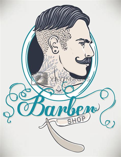 Hipster Barber Shop Business Card Design Template By Varka Vectors