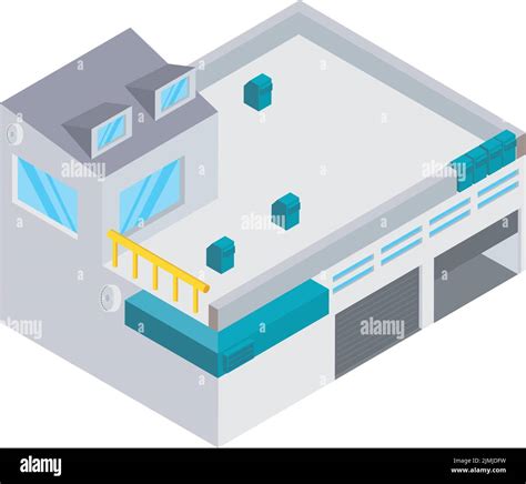 Isometric Factory Illustration Stock Vector Image And Art Alamy