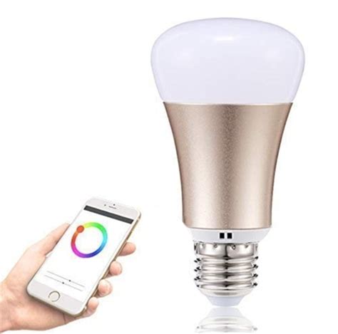 Ywxlight E27 Rgbw Led 적외선 원격 제어 홈 조명 블루투스 Wifi App 제어 스마트 라이트 Ac 85