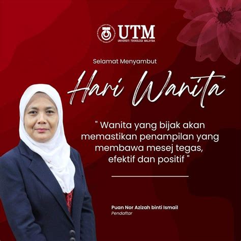 Kasih Wanita Memperkasa Peranan Wanita Membangun Bangsa Dan Negara Utm Newshub