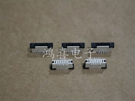 Wzsm New Ffc Fpc Connector 10mm Pitch 6pin 6 Pin Ffc Fpc Connector