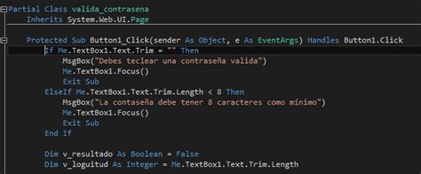Validar Los Caracteres Para Una Contraseña