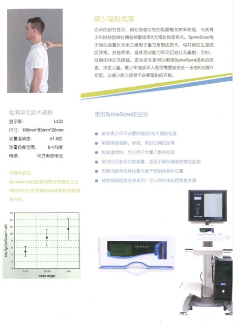 Spine Scan电子脊柱测量仪 临床检验分析仪器 器械设备 产品展示 59医疗器械网