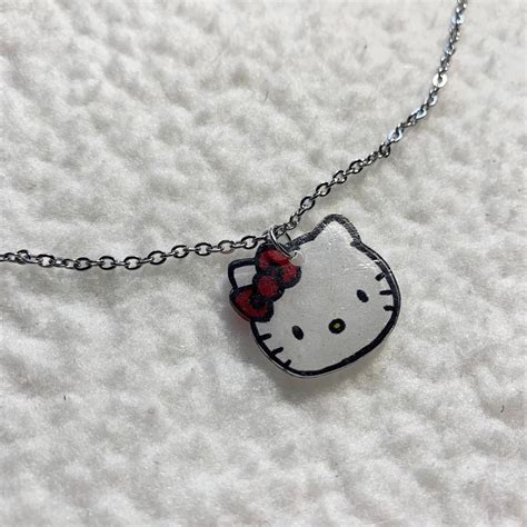 Hello Kitty Choker I Grew Up Loving Hello Kitty And I Depop