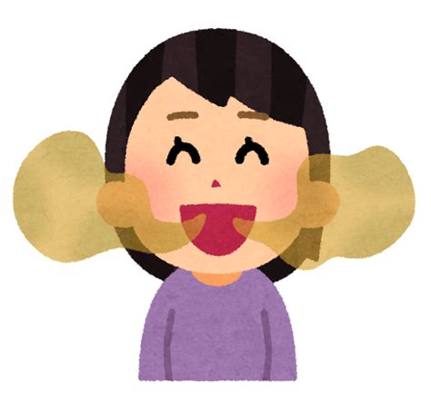 口臭のイラスト（女性） かわいいフリー素材集 いらすとや