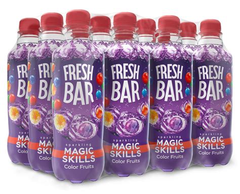 Газированный напиток Fresh Bar Magic Skills, 12 шт х 0,48 л - купить с ...
