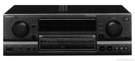 Technics SA GX770 AV Control Stereo Receiver Manual HiFi Engine