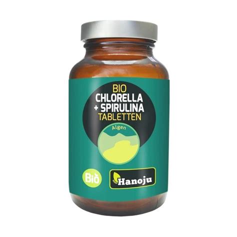 BIO CHLORELLA BIO SPIRULINA HANOJU 400 MG 300 TABLETEK Arena Pl