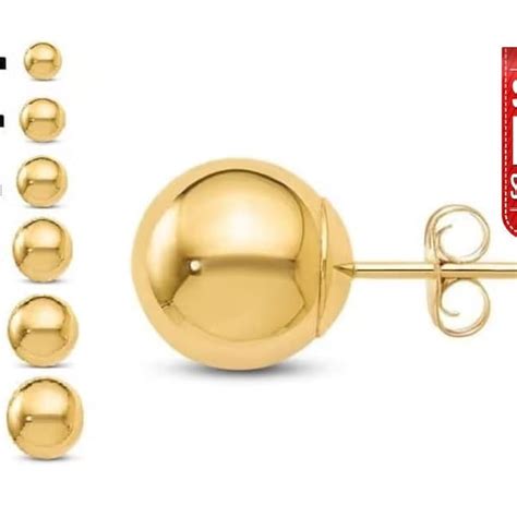 14k Gold Earrings Etsy