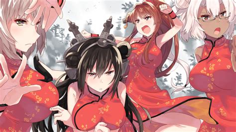 強調されたライン＆脚線美にうっとり 『赤チャイナドレス×女子』イラスト集 ニコニコニュース オリジナル