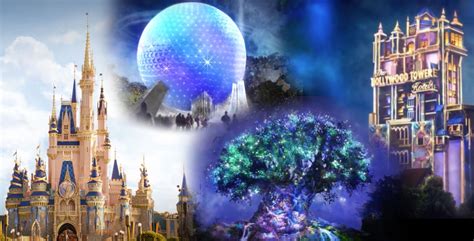 Walt Disney World Reveals 50th Anniversary Park Icon Designs
