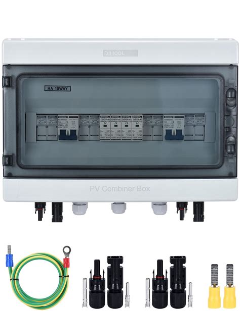 Pv Solar Combiner Box For Solar Panels 4 String 25 Amp