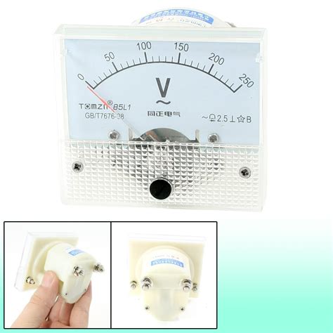 Ac 0 500v Fine Tuning Square Dial Panel Analog Volt Test Meter