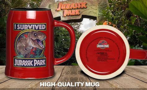 Seven Times Six I Survived Jurassic Park T Rex 24 Oz
