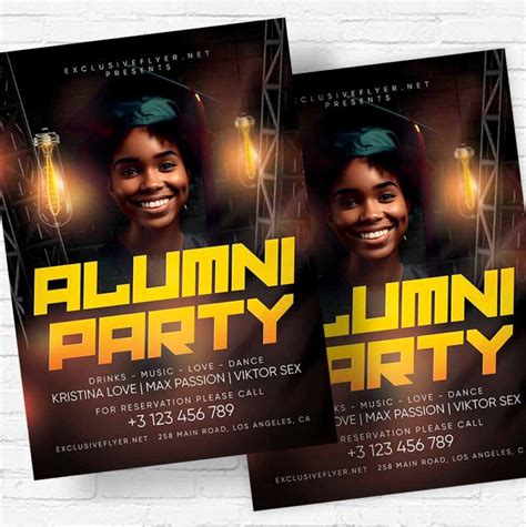 Download Alumni Party Flyer Psd Template Exclusiveflye