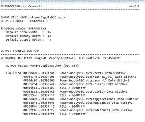Flash Programming Problem With Hex2000 Or With Converting Hex2000