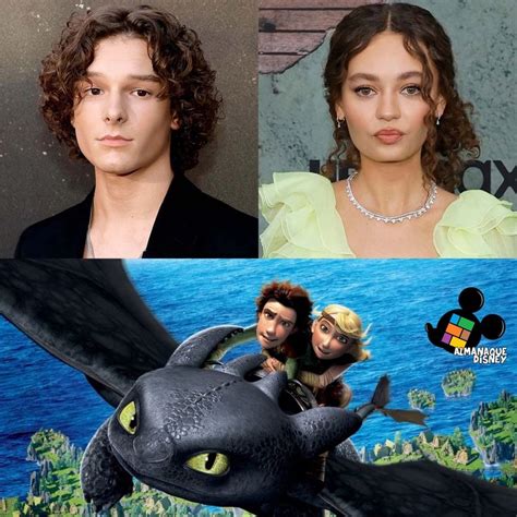 Mason Thames e Nico Parkerserão Soluço e Astrid no live action de Como