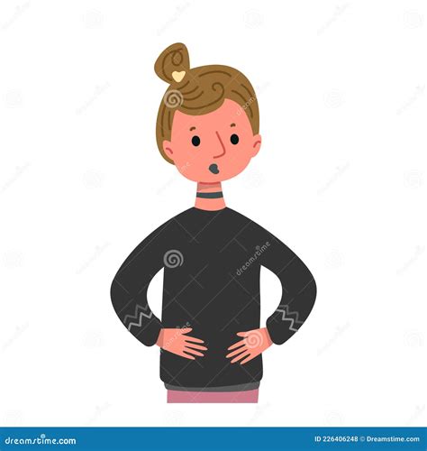 Goth Vector Cartoon Isolated 109490096