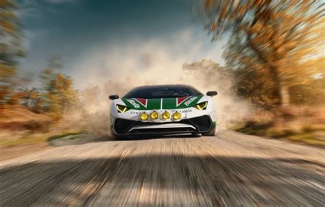 Wallpaper Road Speed Lamborghini Aventador Lp750 4 Sv Alitalia Tribute Thomas Van Rooij