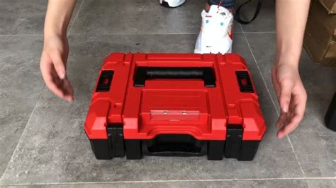 Stackable Combination Tool Box Organizer Plasic Thick Suitcase Drill Hardware Tool Storage Box