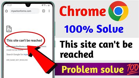 How To Fix Chrome This Site Can't Be Reached Problem, Chrome Site Can't ...