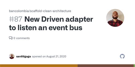 New Driven Adapter To Listen An Event Bus Issue Bancolombia
